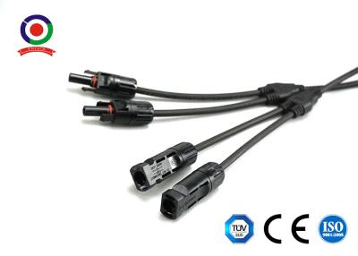 Cina Connettore solare dei rami 2 - 1 del cavo Y di CC di 16AWG 14AWG in vendita