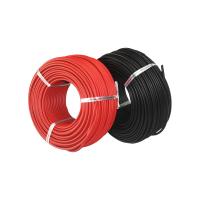 China 4mm² TUV Certified Solar PV Cable with 5.9mm Diameter and 50A Current Rating for Solar Panel Installations for sale