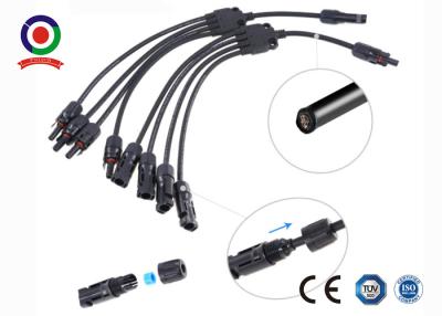 China 10AWG ODM 4 To 1 Y Type Branch Connector Solar for sale