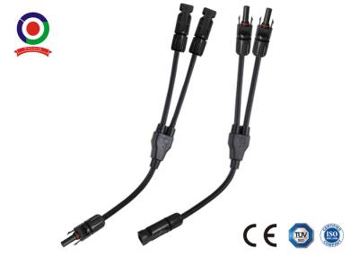 Cina 16AWG connettore di ramo solare del cavo parallelo dell'adattatore di Y di 30A 2 - 1 in vendita