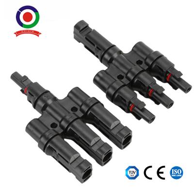 China PPO Housing Material 3 To 1 Solar Branch Connector Compatible With Solar Cable for sale