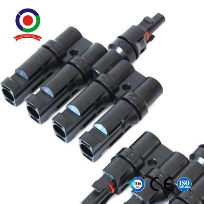 Chine 1 appareillez les connecteurs de 4 à 1 de T de branche parallèles de panneau solaire pour le toit commercial rv à vendre