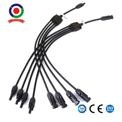 Cina Tipo 4 connettori 30A di Y del cavo del cavo del connettore del ramo F m. Solar Panel PV 1 paio in vendita