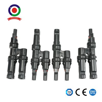Cina 1 paio del cavo Mmf del pannello solare e connettore di ramo del cavo T dell'accoppiatore del separatore di Ffm in vendita