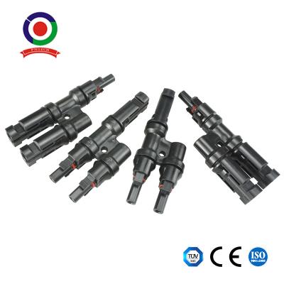 Cina Connettore di ramo solare di parallelo T del pannello di IP67 PV con l'isolamento di PPO in vendita