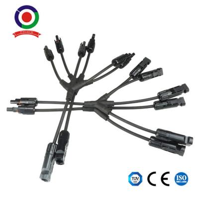 Cina Connettori di parallelo del pannello solare del ramo di Y dell'OEM 1 antinvecchiamento - 3 in vendita
