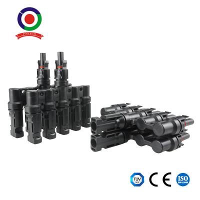 Cina Connettore solare dei connettori di ramo T nelle paia MMMMMF+FFFFFM fra i pannelli solari in vendita