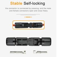 China PC Parallel 1000VDC Solar Cable Connectors IP67 for sale