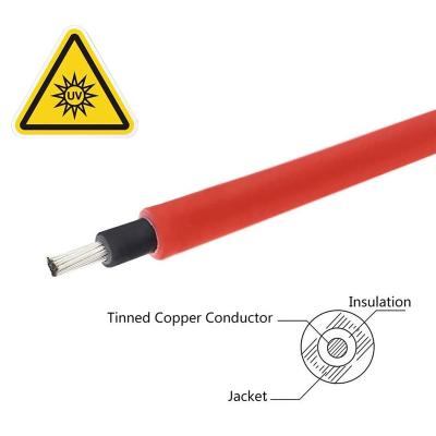 Китай Кабель солнечный XLPE 10 AWG 6мм2, бухта 200м, луженая медь продается