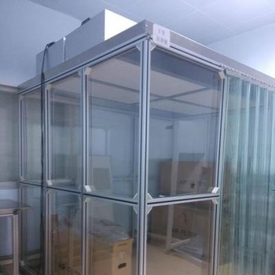 China Class 100 Aluminum Clean Booth for Dust-Free Industrial Workstations for sale