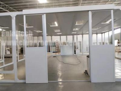 China ISO 8 Hard Wall Modular Clean Room 1000mm Width Customizable for Pharmaceutical Use for sale