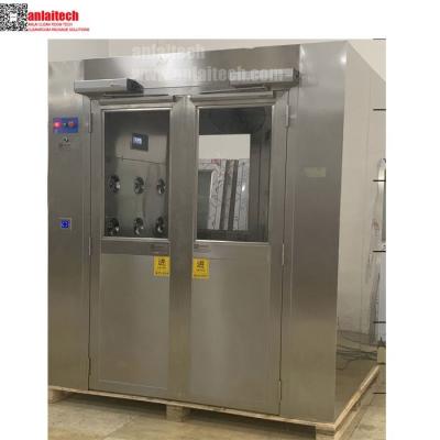China Clean Room Automatic Cargo Air Shower 1200mm Width 220V 50Hz for sale
