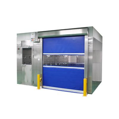China Rolling Door Cargo Air Shower 1200mm Width 220V 50Hz Stainless Steel for sale