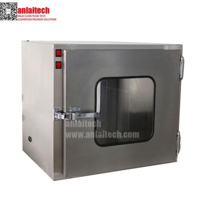 China Stainless Steel Static Pass Box 600x600x600mm for Clean Room Pass Through for sale