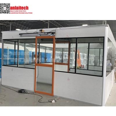 China Class 100 Modular Clean Room with HEPA Filtration and ISO 5 Compliance for sale