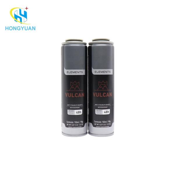 Quality Body Spray Empty Tinplate Aerosol Can Neck In Type 150mm for sale