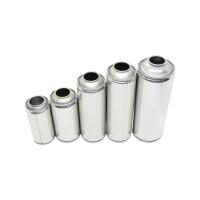 Quality Hair Spray Empty Aerosol Tin Can Metal Aerosol Spray Cans with Screw Cap for sale