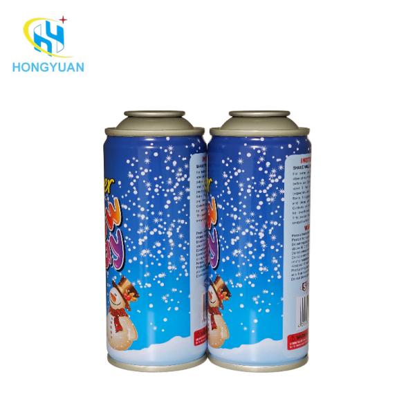 Quality Tinplate Snow Spray Can Leak Proof 100ml 250ml Custom for Holiday Decoration for sale