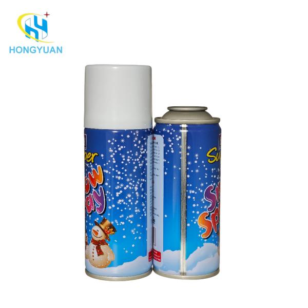 Quality Empty Fake Snow Aerosol Can Anti Corrosion CMYK Printing for Wedding Decor for sale