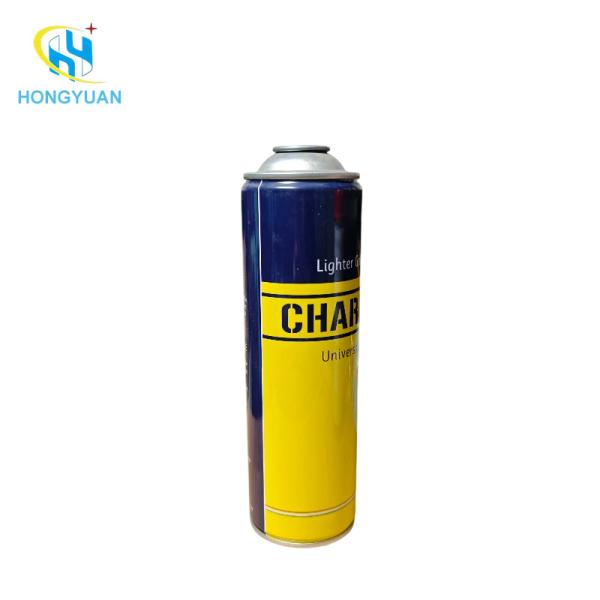 Quality Secure Sealing Butane Gas Can 500ml For Camping Aerosol Packaging for sale