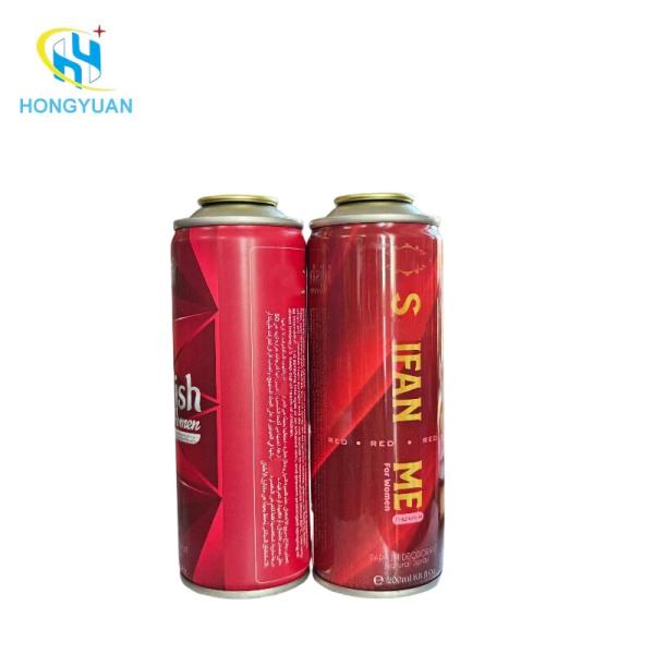 Quality Diameter 52Φ Body Spray Can Featuring Gold Inner Lacquered Keep Away From Heat And Direct Sunlight Ideal for Cosmetic Packaging for sale