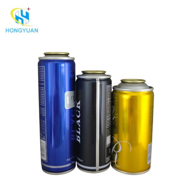 Quality Corrosion Resistant Body Spray Can Empty Tinplate Can Logo Printable for sale