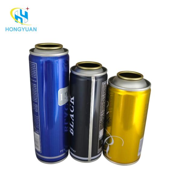 Quality Corrosion Resistant Body Spray Can Empty Tinplate Can Logo Printable for sale