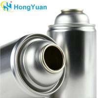 China Empty Aerosol Tin Can with High Cone Shape and Durable Tinplate Material Featuring Customizable Offset Printing for sale