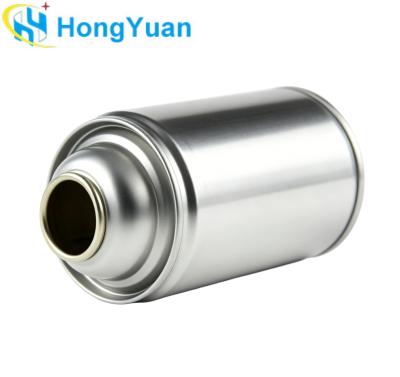 China Empty Aerosol Tin Can with High Cone Shape and Durable Tinplate Material Featuring Customizable Offset Printing for sale