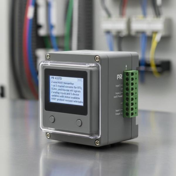 Quality PR 6337D HART 7 protocol 2-wire transmitter RTD TC Ohm mV input 0.05% accuracy for sale