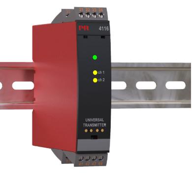 China PR 4131 Universal Trip Amplifier FM Approved 2 Relay Outputs 2 Adjustable Alarm Limits for sale