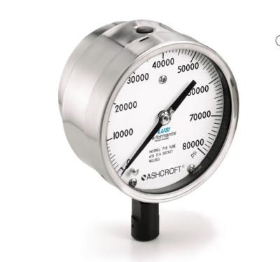 China All Stainless Steel Spring Tube Pressure Meter Industrial Ashcroft 8008S for sale