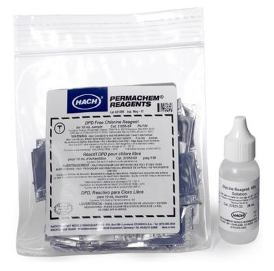 China HACH USEPA Approved Free Chlorine Reagent with DPD Method 8021 in Powder Pillows for Water Quality Testing for sale