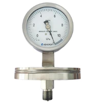 China Ashcroft A5400 all stainless steel absolute pressure gauge, reliable and durable. For operating conditions with low operating pressure and high design pressure, 10 times (XHP) is optional for sale