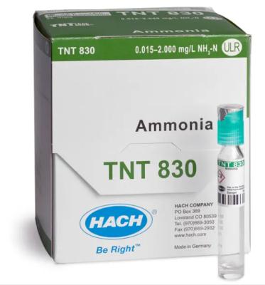 China HACH Total Phosphorus TNT Reagent TNT830 with Pre-dosed Reagent Vials Barcode Technology and TrueCal Batch-Specific Calibration for sale