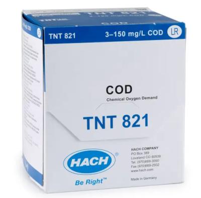 China HACH Total Phosphorus TNT 821 Reagent with Pre-dosed Vials, Barcode Technology, and Truecal Batch-Specific Calibration for Water Quality Analysis for sale