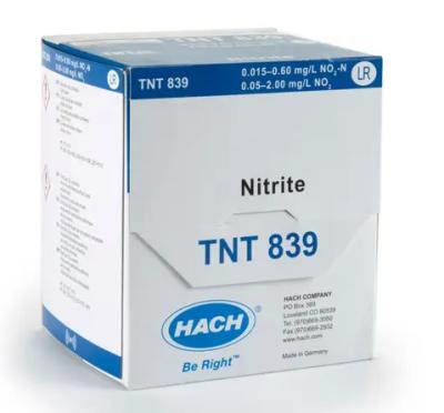 China HACH Total Phosphorus TNT Reagent TNT 839 with TNTplus Vial Chemistry Technology, Truecal Batch-Specific Calibration, and Barcode Technology for Water Quality Analysis for sale