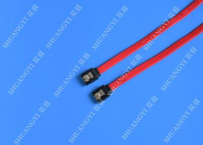 China Rotes Kabel 6gbps SATAs 3,0 langer SATA-Kabel 7 Pin SATA zu SATA für gesetzten Spitzenkasten zu verkaufen