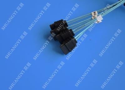 China SFF 8087 tot 4 SATA Molex SAS Kabel Pinout 2 SCSI Serie In bijlage SATA aan HDD Te koop