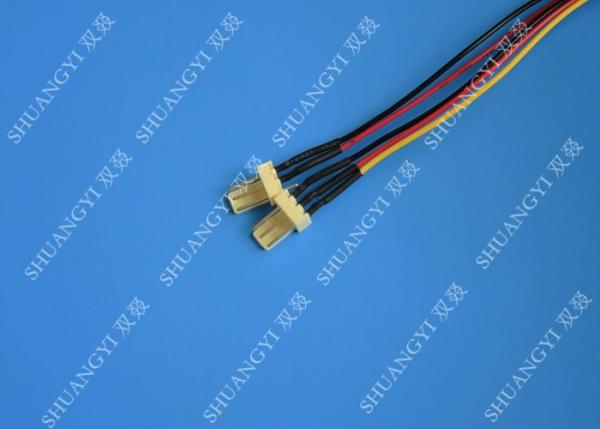 Quality 3-Pin Female to 2 x 3-Pin Male Computer Case Fan Y-Splitter Power Connector for sale