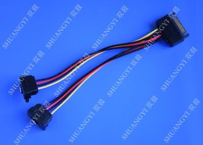 China SATA III 6 Gbps SSD SATA Harde Aandrijvingskabel SATA aan Dubbele SATA-Machtsadapter Te koop