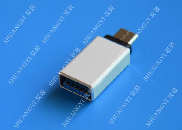 Quality Type C Male to USB 3.0 A Female Apple Micro USB White With Nickel Plated for sale