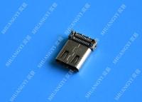 China Compact Female Micro USB Type C Connector 3.1 SATA Sync Charge 10000 Cycles for sale