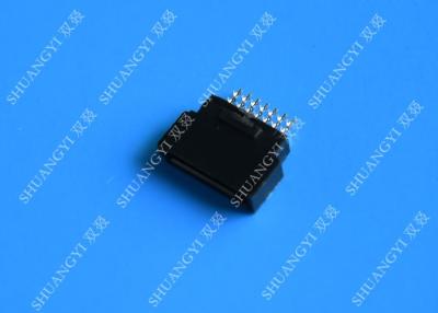 China Brass Terminal 7 Pin SATA Connector Crimp Type For Set Top Box 500 Cycles for sale