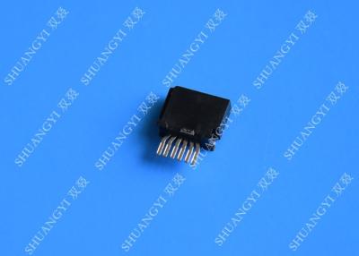 Cina Femmina di piegatura nera del connettore 6P di dati di SATA che rivetta il tipo di pressione per il PC in vendita