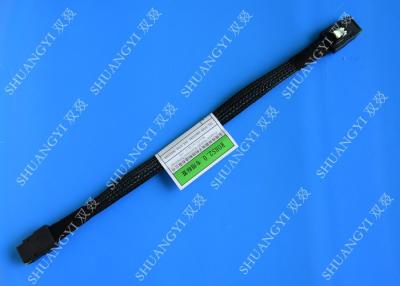 中国 SFF 8087からSFF 8087の連続によって付けられるSCSIケーブル、36のPin小型SASの送電線 販売のため