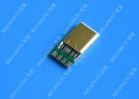 China SMT Waterproof USB Type C Connector USB 3.1 24 Pin Right Angle Plug for iPhone for sale
