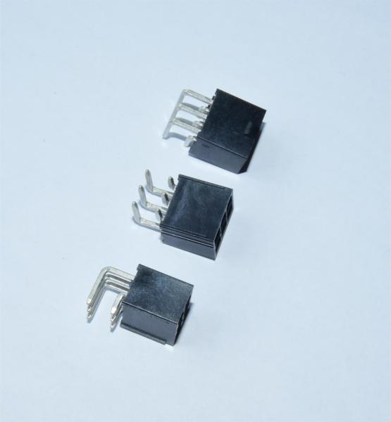 Quality High-Performance Double Row 2x3p Black Elbow Pin Header for Stable Signal for sale