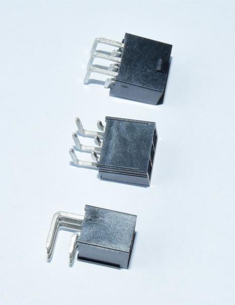 Quality High-Performance Double Row 2x3p Black Elbow Pin Header for Stable Signal for sale