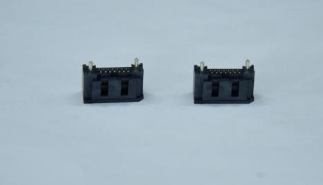 Quality SATA 07p/M SMT Type Au G/F Plated Wire to Board Connector for sale